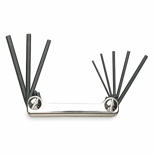Proto J4992 Hex Key Set L Key Shape Short Black Oxide Number of Pieces 8