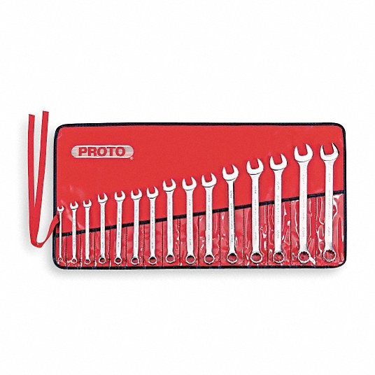 Proto J1200F MASD Combination Wrench Set 15 Number of Tools449P53
